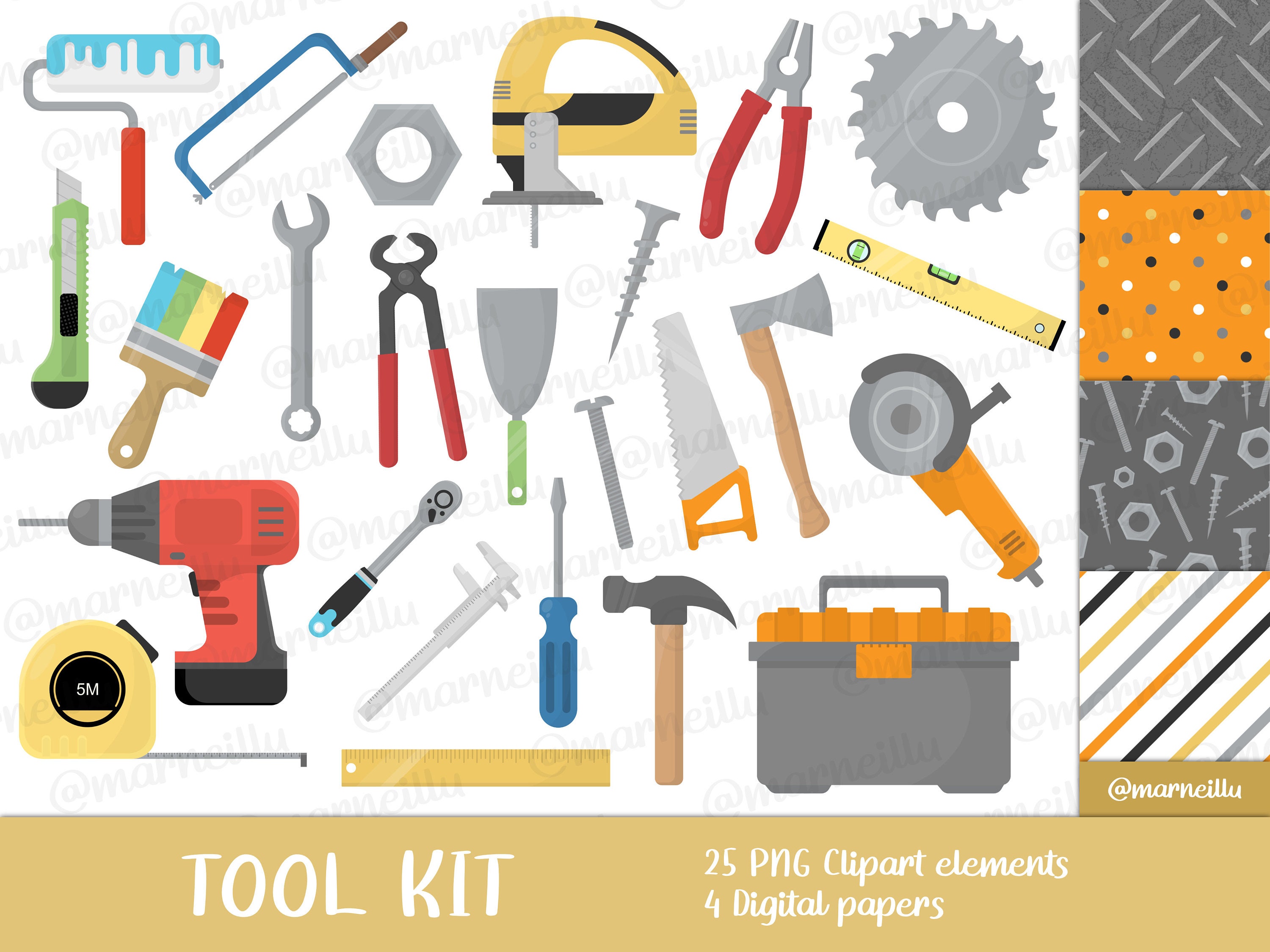 Surfacelet Toolbox Clipart