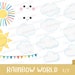 Rainbow World Clipart Set Colors, Colours, Image, Printable, Pencils ...