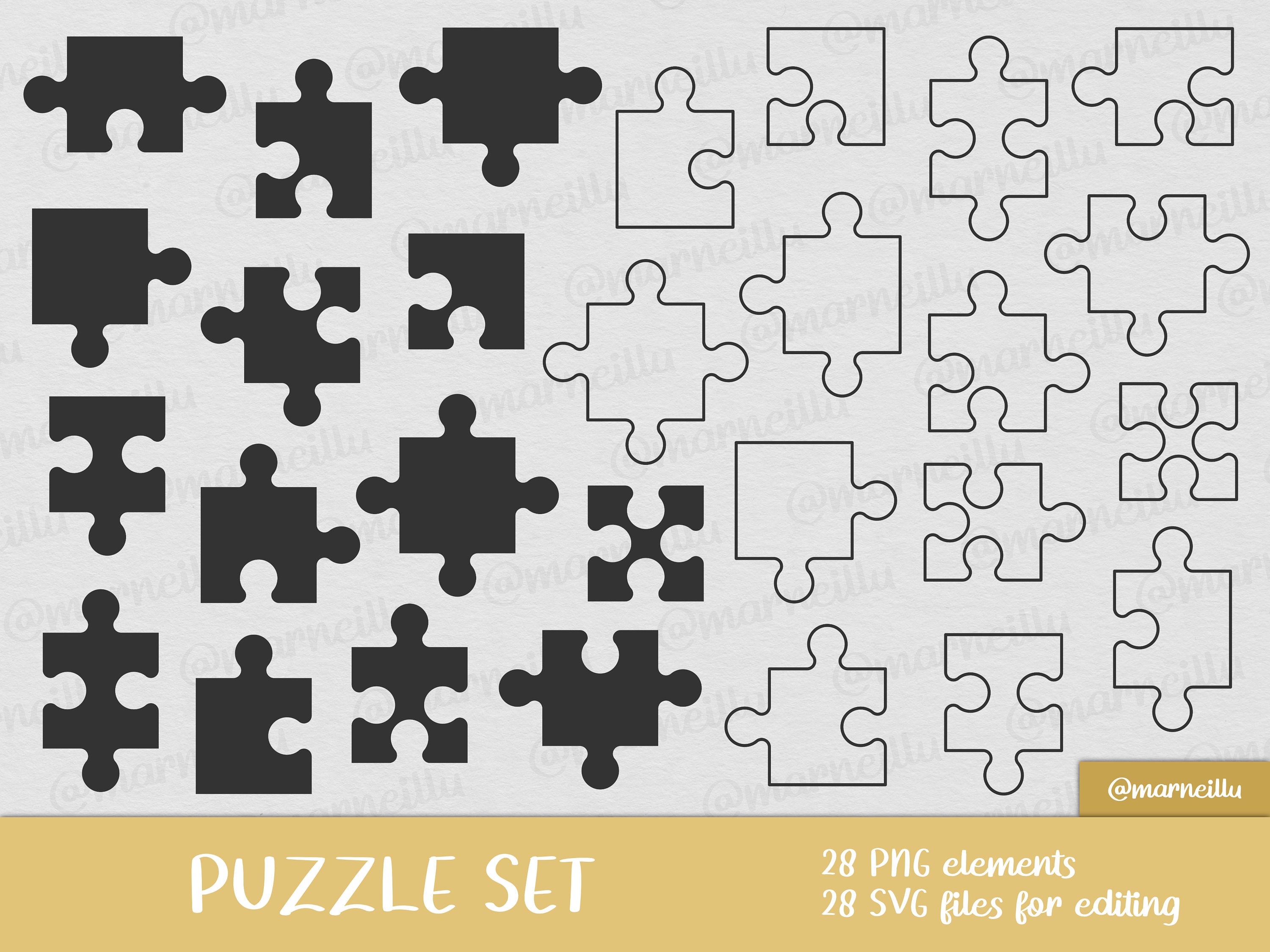 Puzzle Piece Template For Bulletin Board