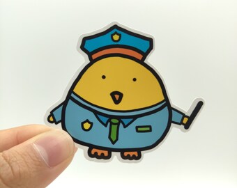 Cute Police Sticker - Etsy