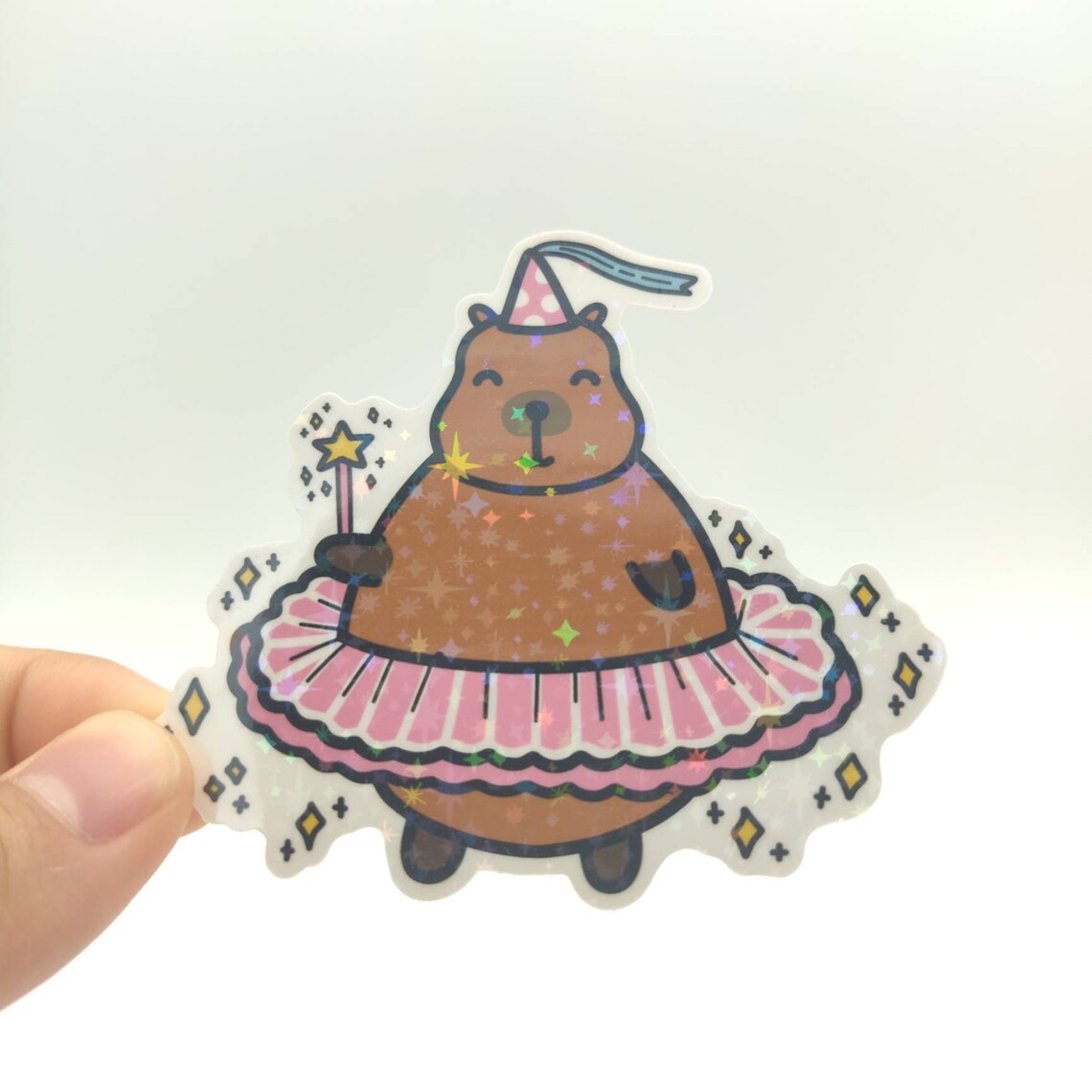 Capybara Princess Sticker - Etsy