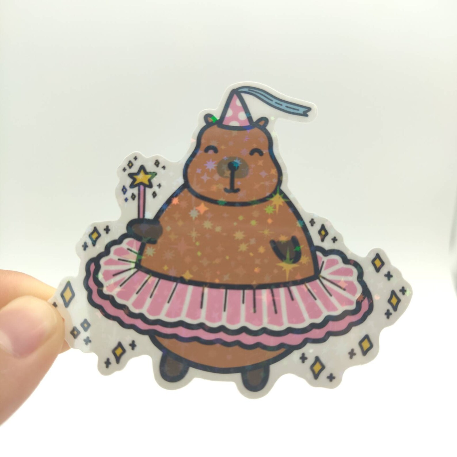 Capybara Princess Sticker - Etsy