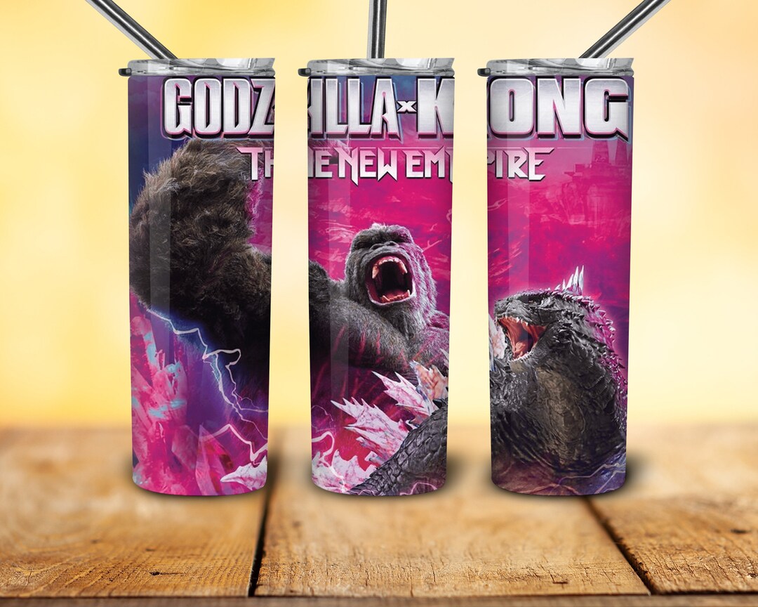 Godzilla X Kong the New Empire Kxg 2024 Tumbler PNG, Godzilla X Kong ...