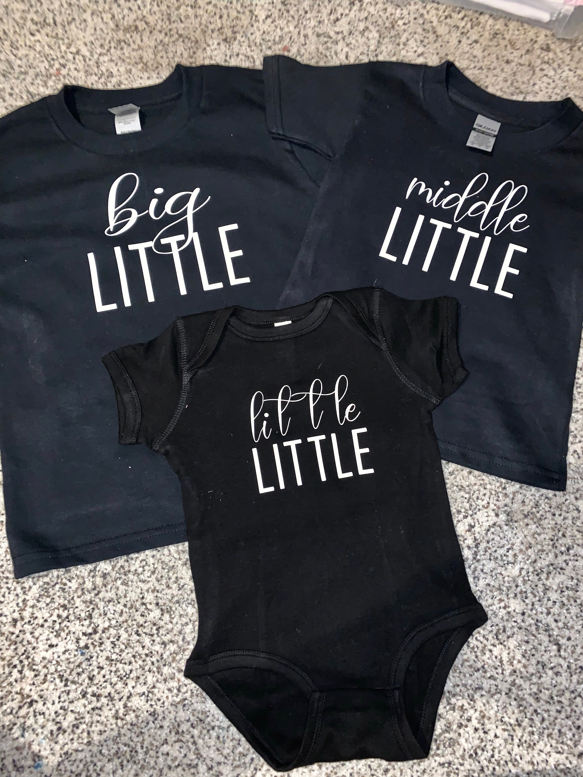 Big Little, Middle Little, Little Little Shirts - Etsy