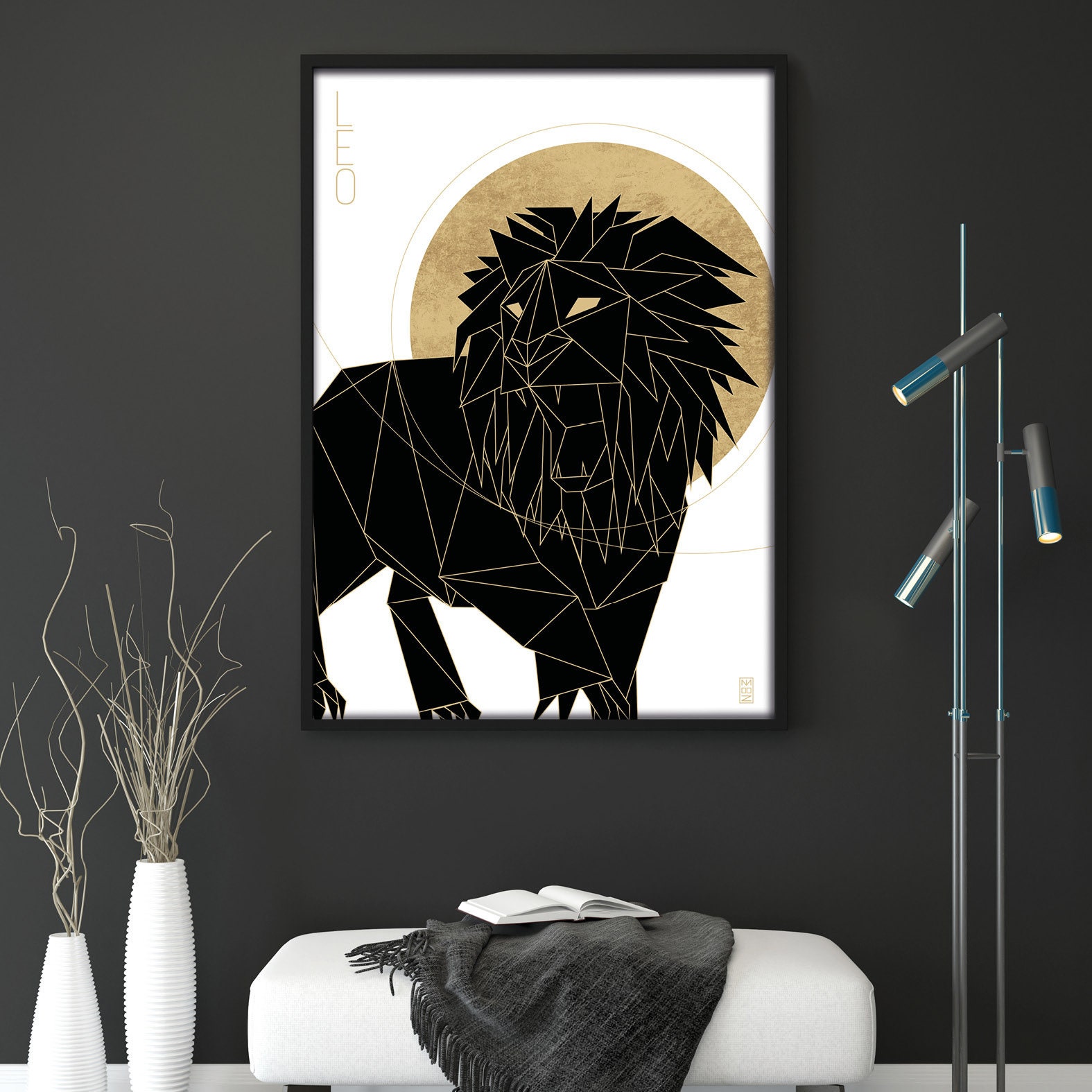 Leo - Astrology Decor Leo Poster - Zodiac Wall Decor for Astrology ...