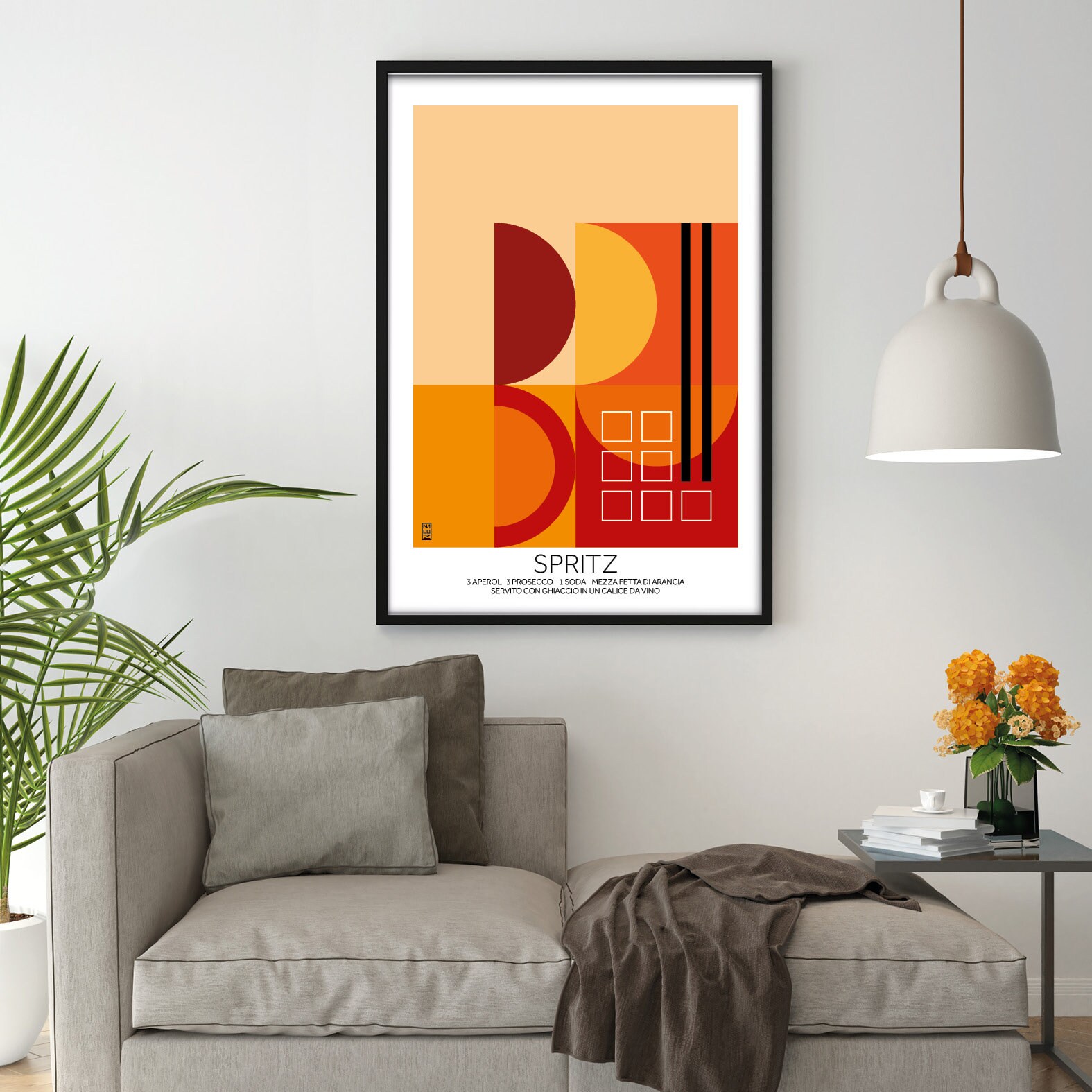 SPRITZ 1 Spritz Poster, Cocktail Poster, Minimal Art, Digital Print ...