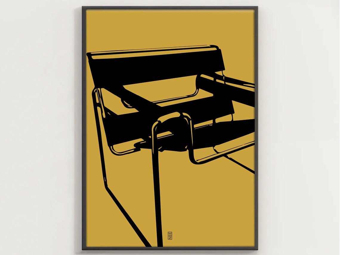 CHAIR #1 - Chair Poster, Design, Design Wall Art, Chair Wall Art - Etsy ...