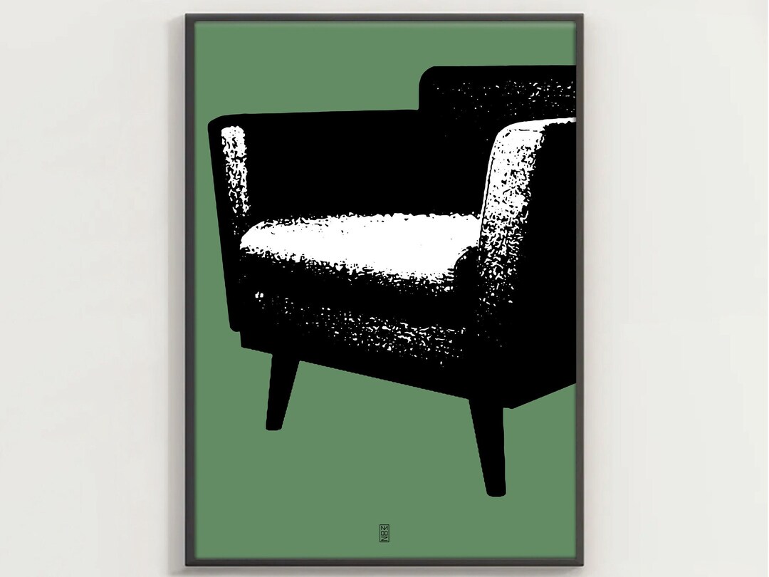 CHAIR #2 - Chair Poster, Design, Design Wall Art, Chair Wall Art - Etsy