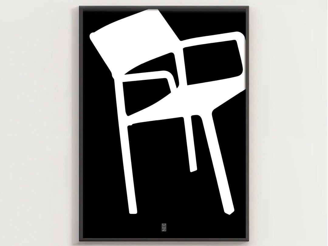 CHAIR #3 - Chair Poster, Design, Design Wall Art, Chair Wall Art - Etsy