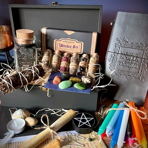 Witchcraft Starter Kit Wiccan Altar Kit Witch Box - Etsy