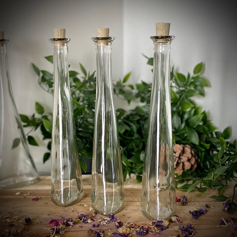 Triangle Potion bottle potion bottles corked bottle | Etsy