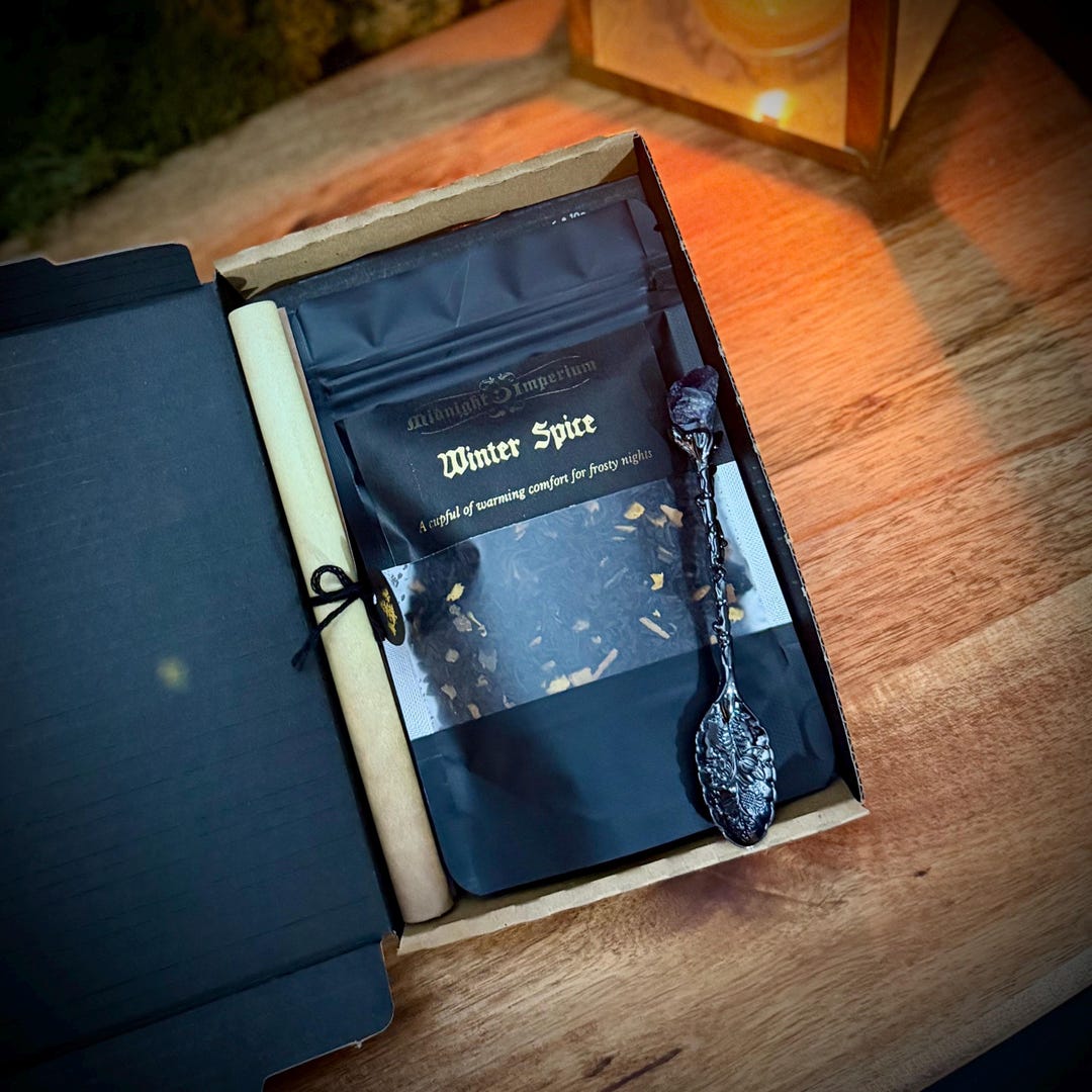 Tea Ritual Letterbox Gift – Loose Leaf Tea With Ritual Scroll and ...