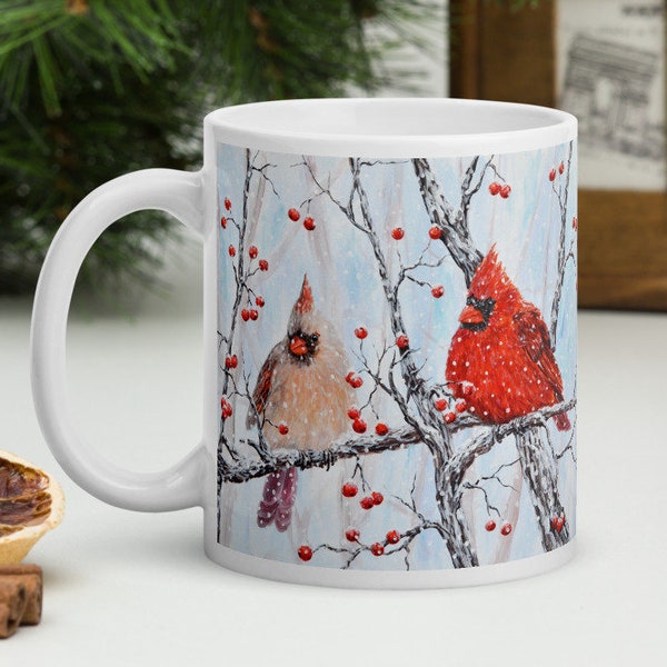 Cardinal Mug - Etsy
