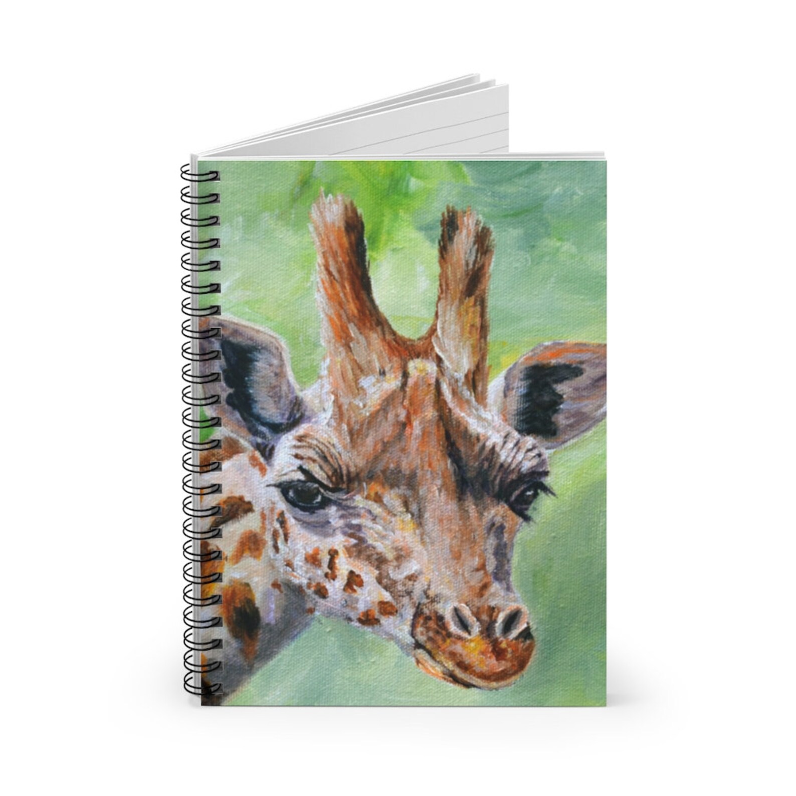 Giraffe Spiral Notebook. Giraffe Journal Giraffe Notepad - Etsy