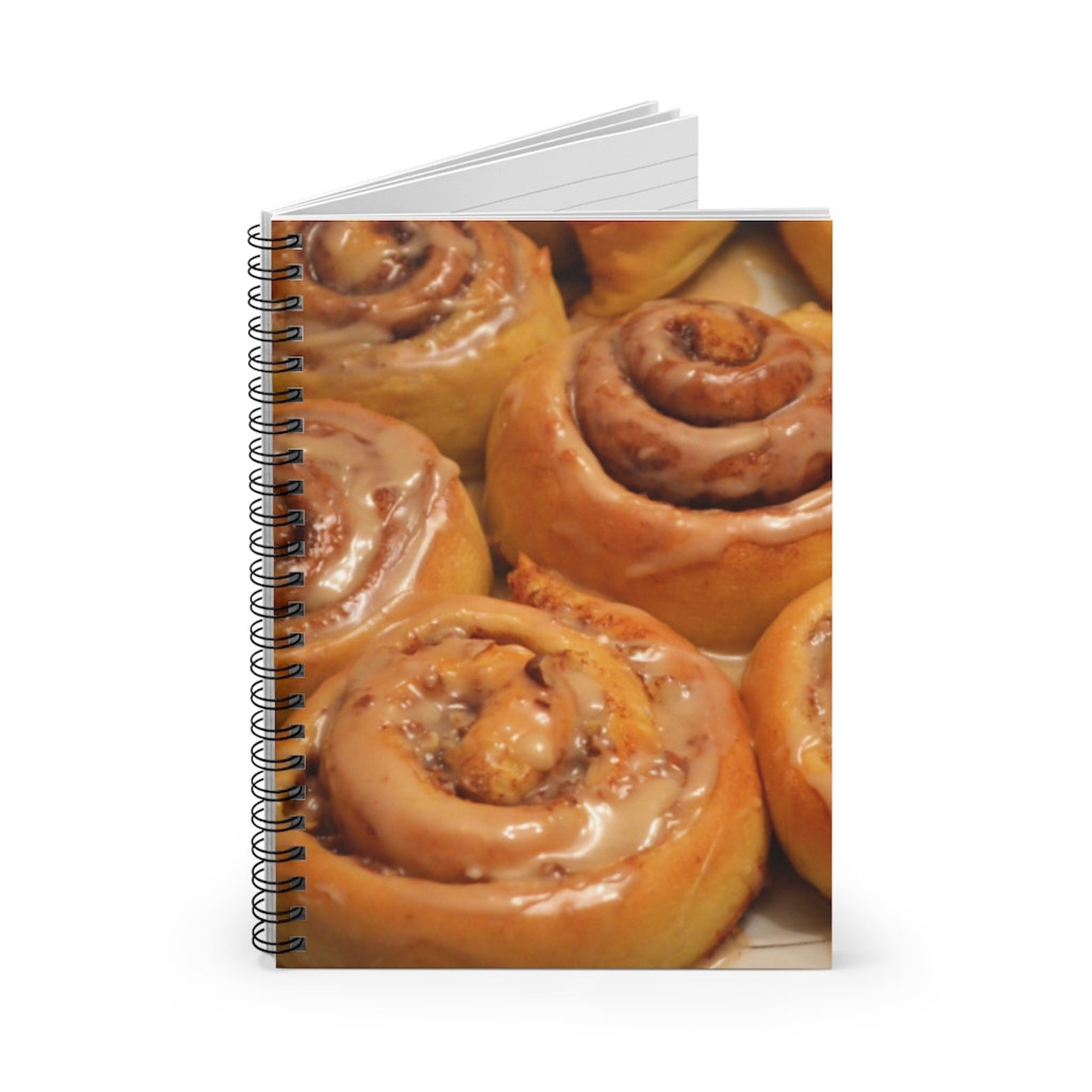 Spiral Notebook Ruled Line Cinnamon Roll Notebook Dessert - Etsy