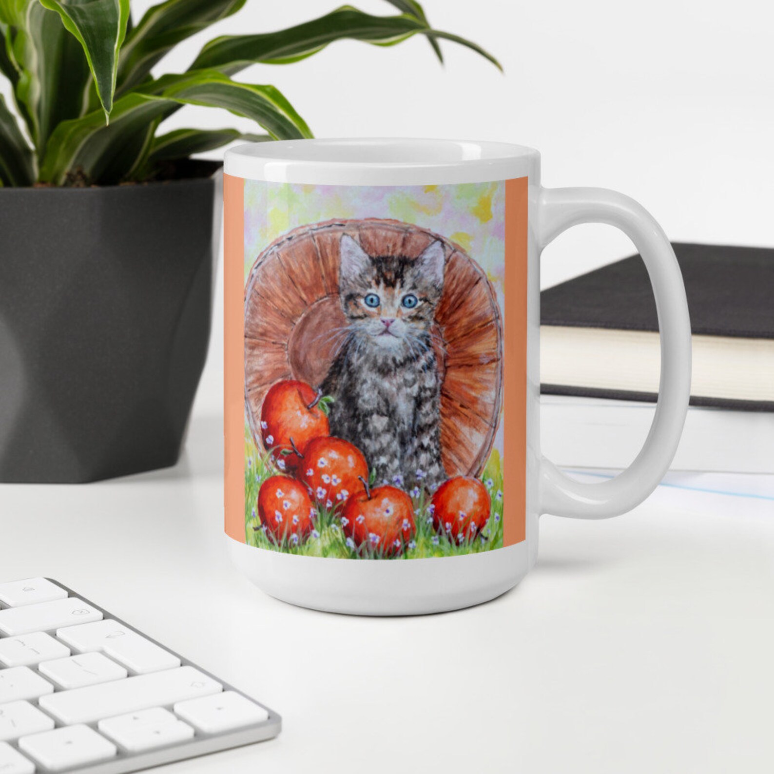 Calico Cat Mug Calico Kitten Coffee Mug Cat Lovers Mug Cat - Etsy
