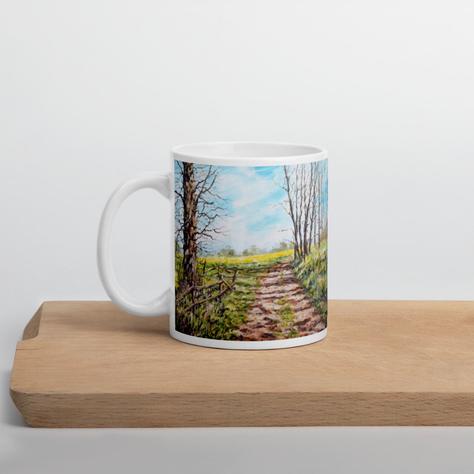 Country Road Mug Landscape UK Coffee Mug Cup Ceramic - Etsy