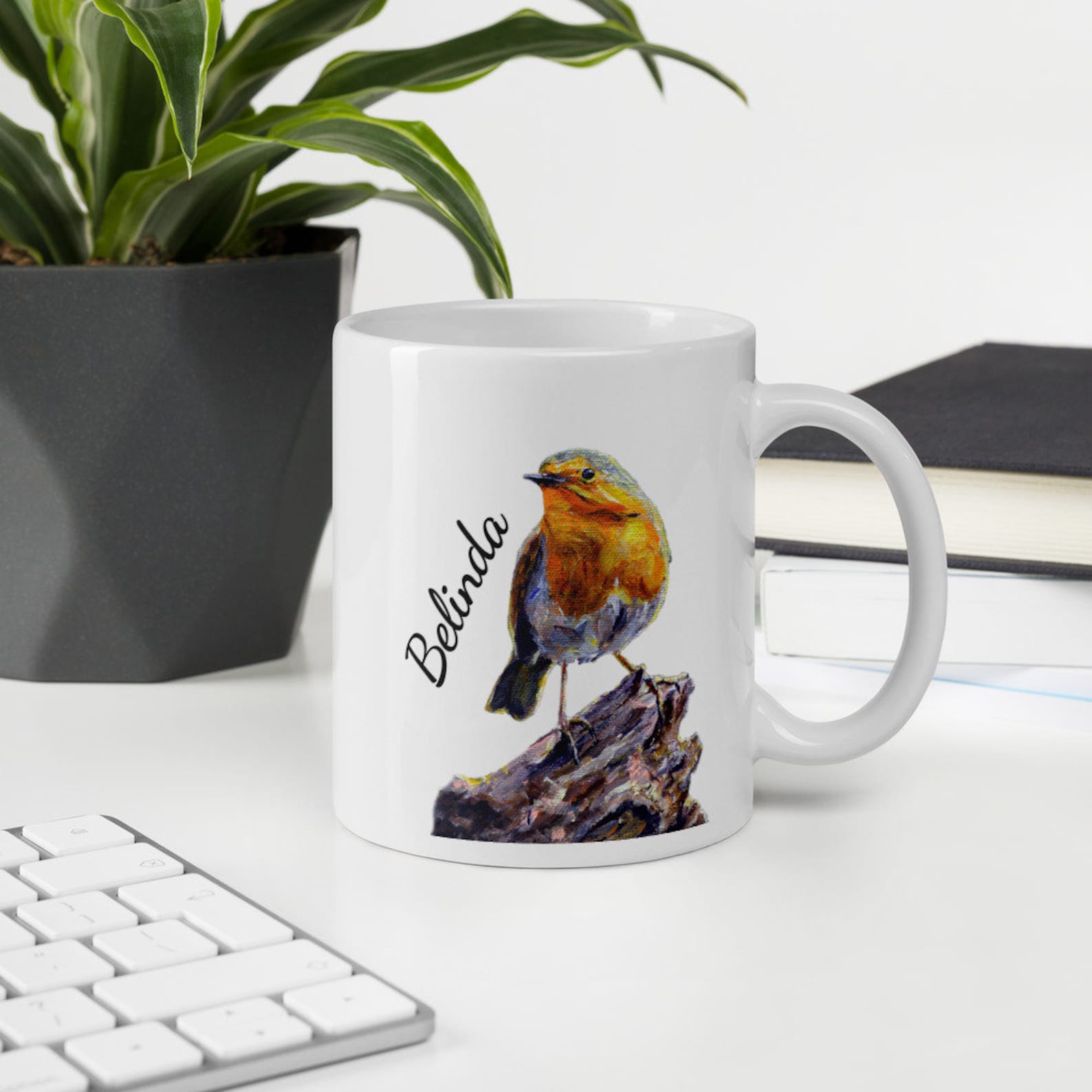 Personalized Robin Mug Custom Name Coffee Mug UK Robin - Etsy