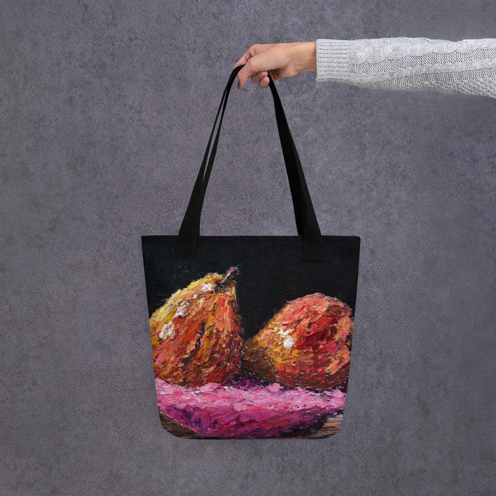 Red Pears Tote Bag, Pear Lovers, Pear Gifts, Shopping Bag, Shoulder Bag ...