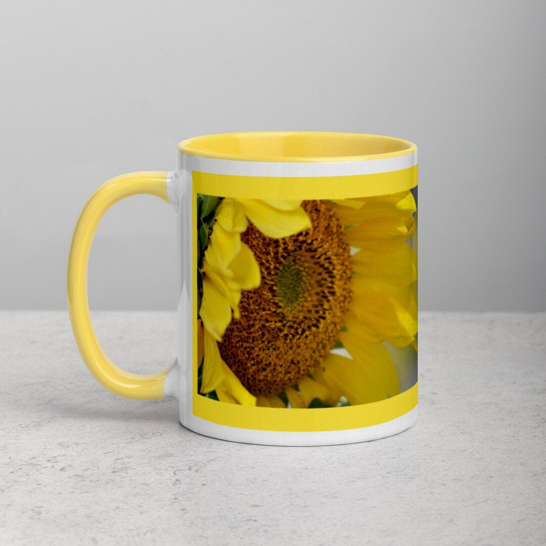 Sunflower Coffee Mug Sunflower Photo Mug Sunflower Gifts - Etsy