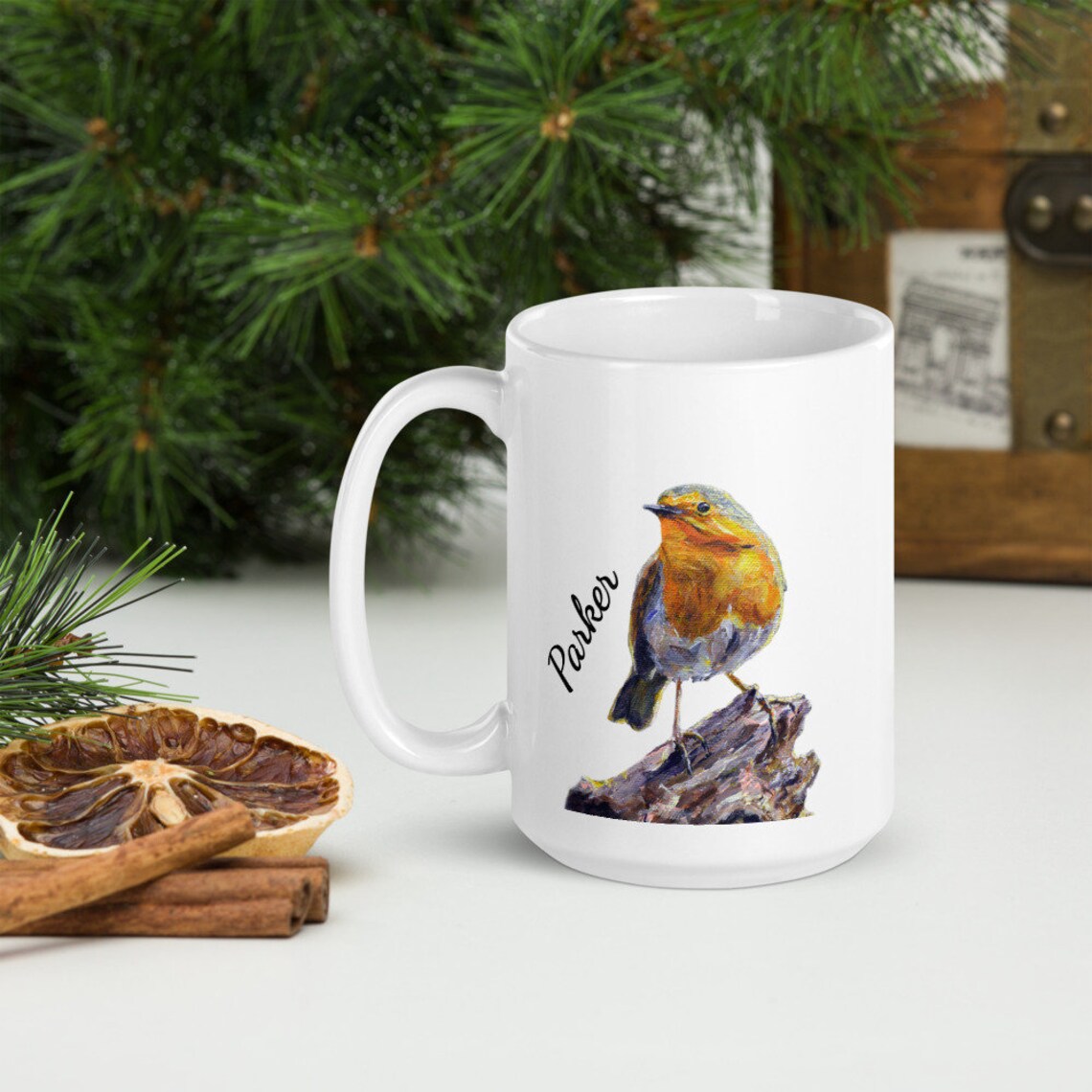 Personalized Robin Mug Custom Name Coffee Mug UK Robin - Etsy
