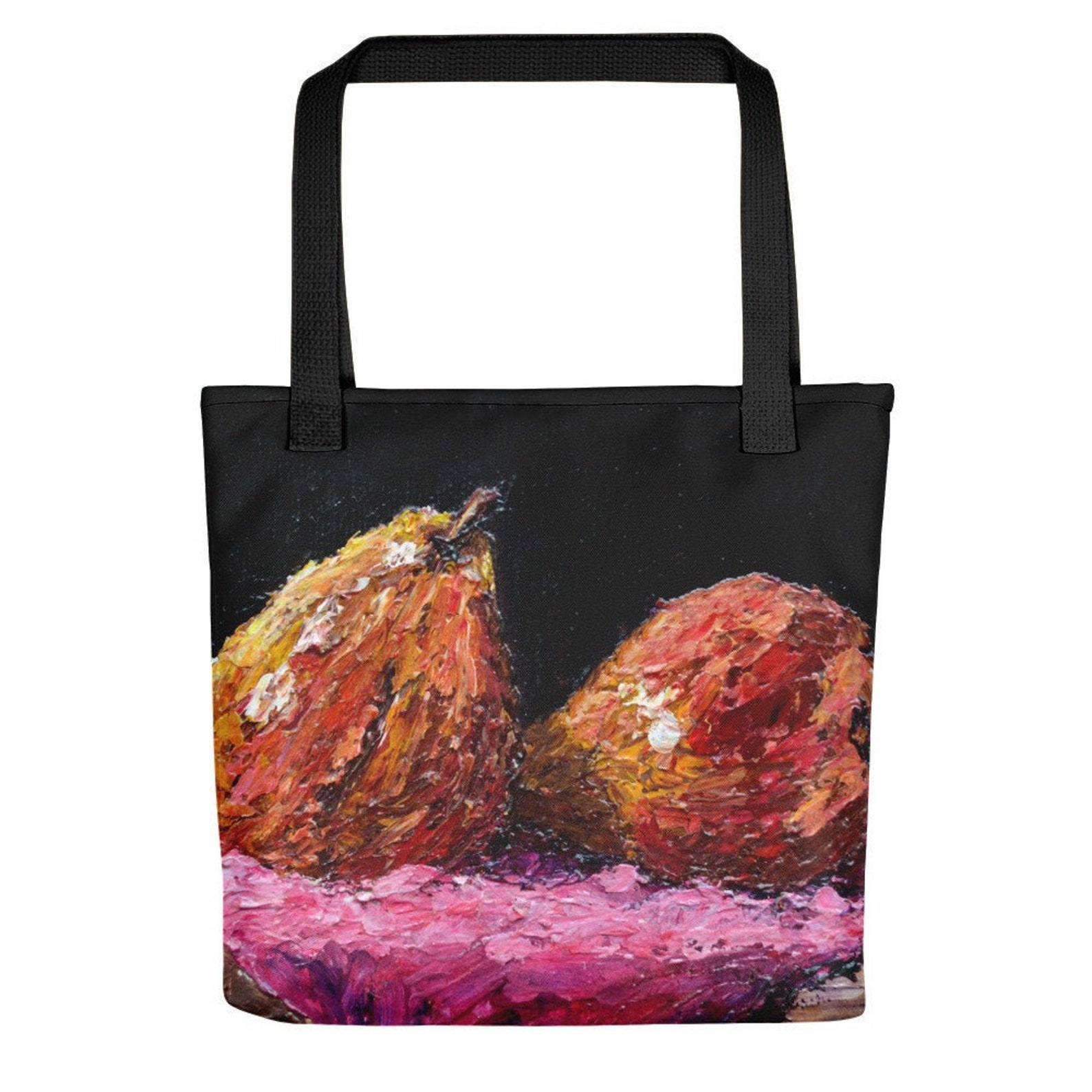 Red Pears Tote Bag, Pear Lovers, Pear Gifts, Shopping Bag, Shoulder Bag ...