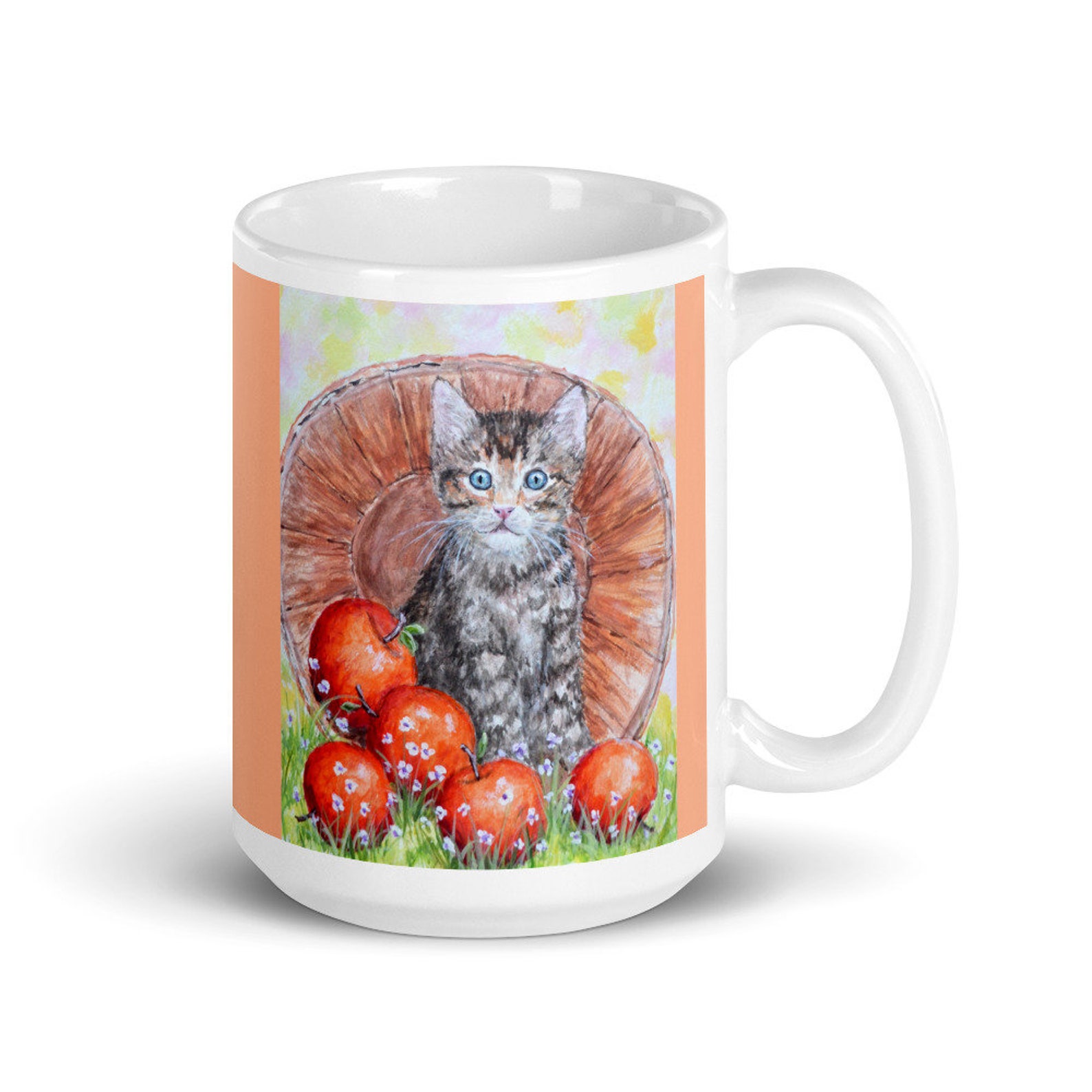 Calico Cat Mug Calico Kitten Coffee Mug Cat Lovers Mug Cat - Etsy
