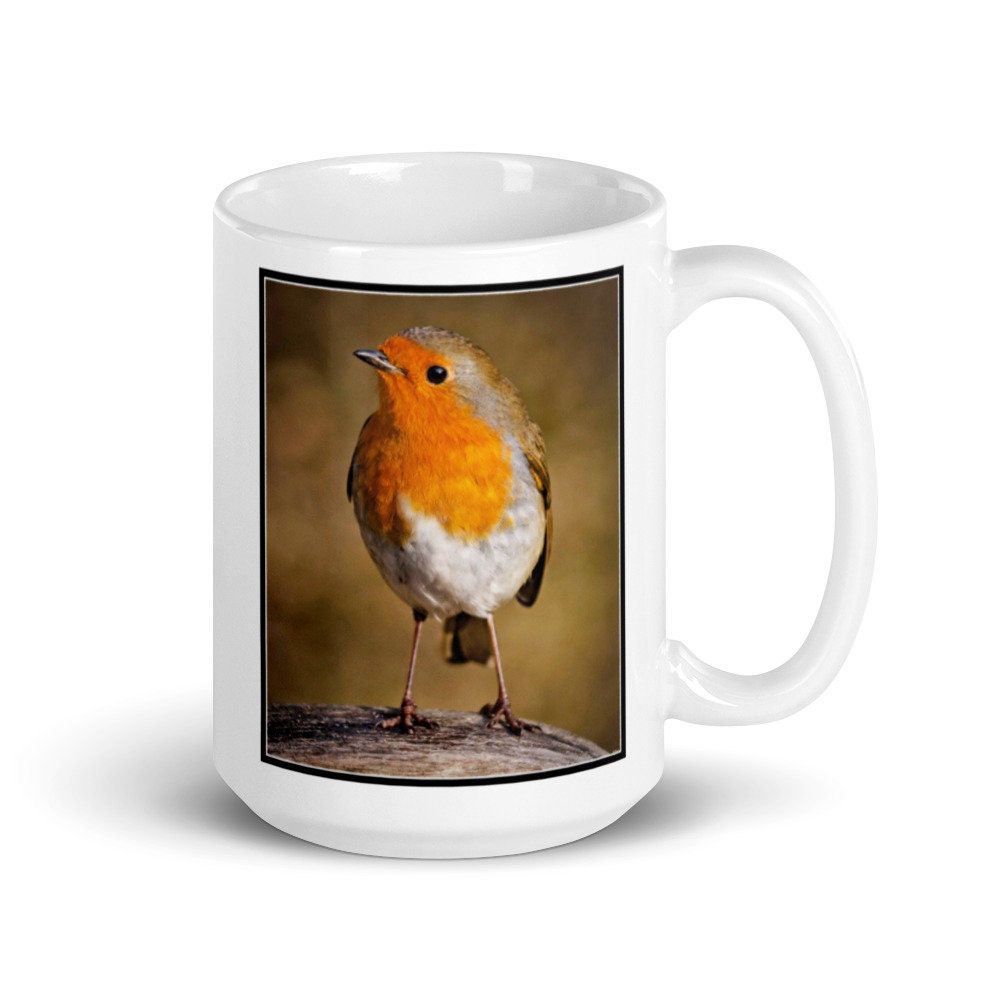 Robin Mug, Bird Coffee Mugs, Robin Lovers Gift, UK Robins, British ...
