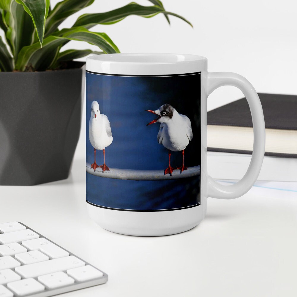 Seagull Mug, Sea Gull Coffee Mug, Seagull Lover Gifts, Seagull Photo ...