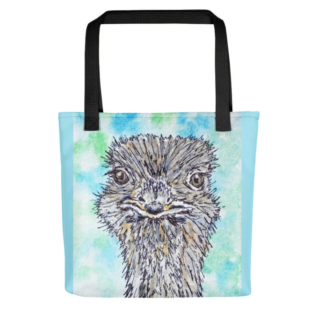 Emu Tote Bag Emu Lovers Emu Gifts Cute Shopping Bag - Etsy