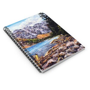 Spiral Notebook Ruled Line Moraine Lake Canada Landscape - Etsy