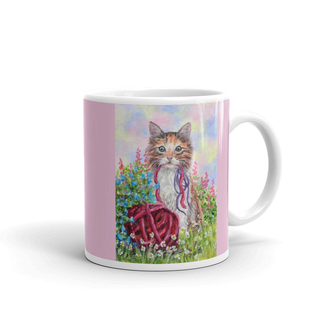 Calico Cat Mug Calico Gifts Calico Coffee Mugs Paintings on - Etsy Israel