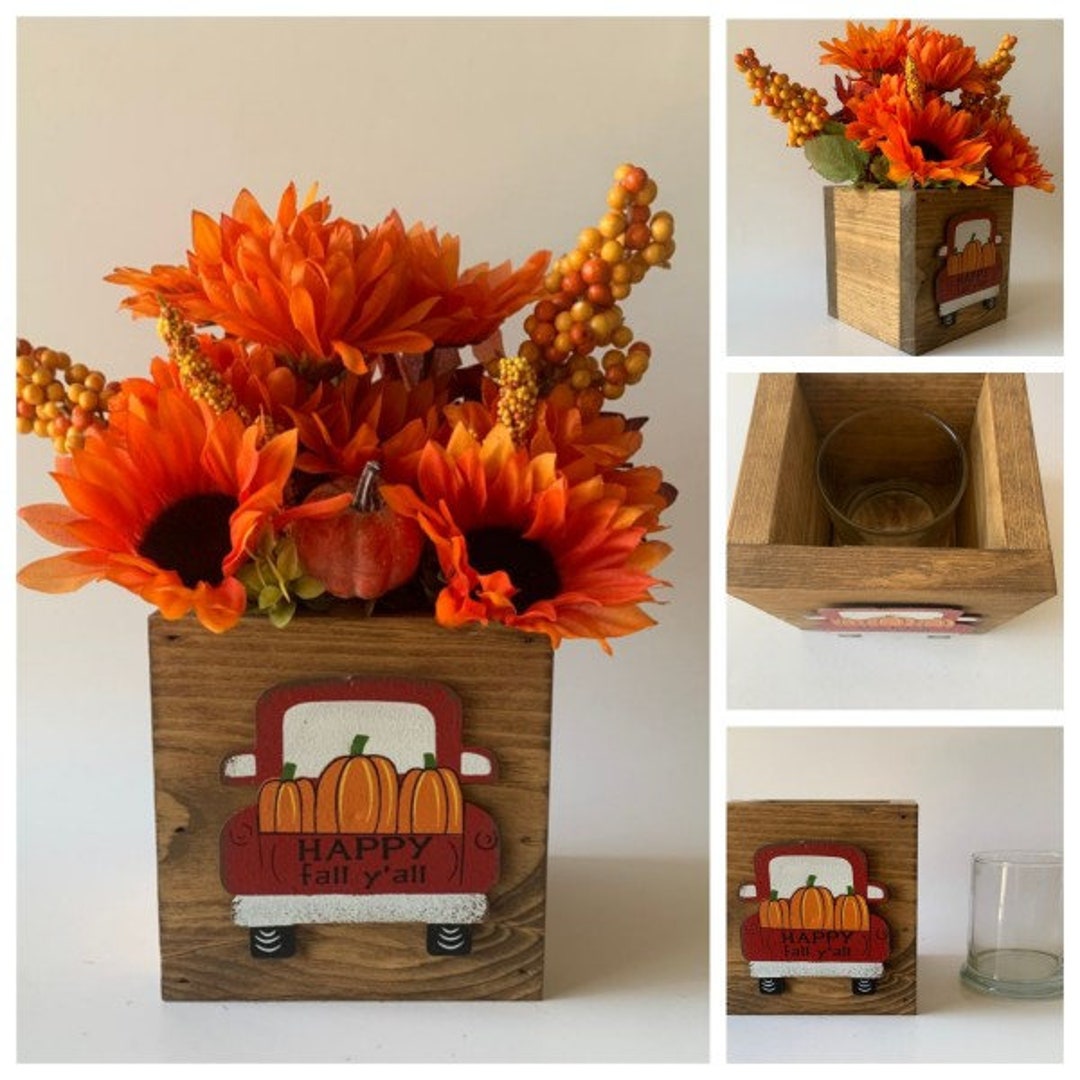 Fall Decor Centerpiece Flower Box - Etsy