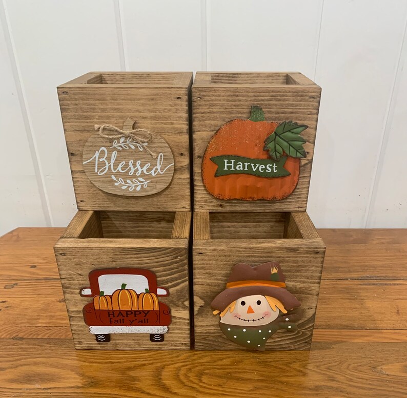 Fall Decor Centerpiece Flower Box - Etsy