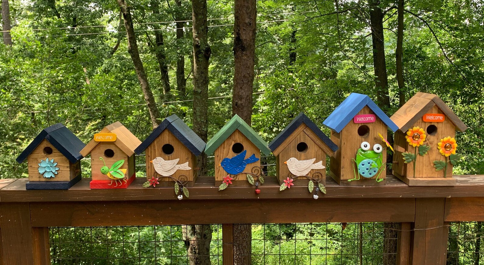 Handmade Outdoor Wooden Frog Birdhouse, Bird House, Frog Decor, Outdoor ...