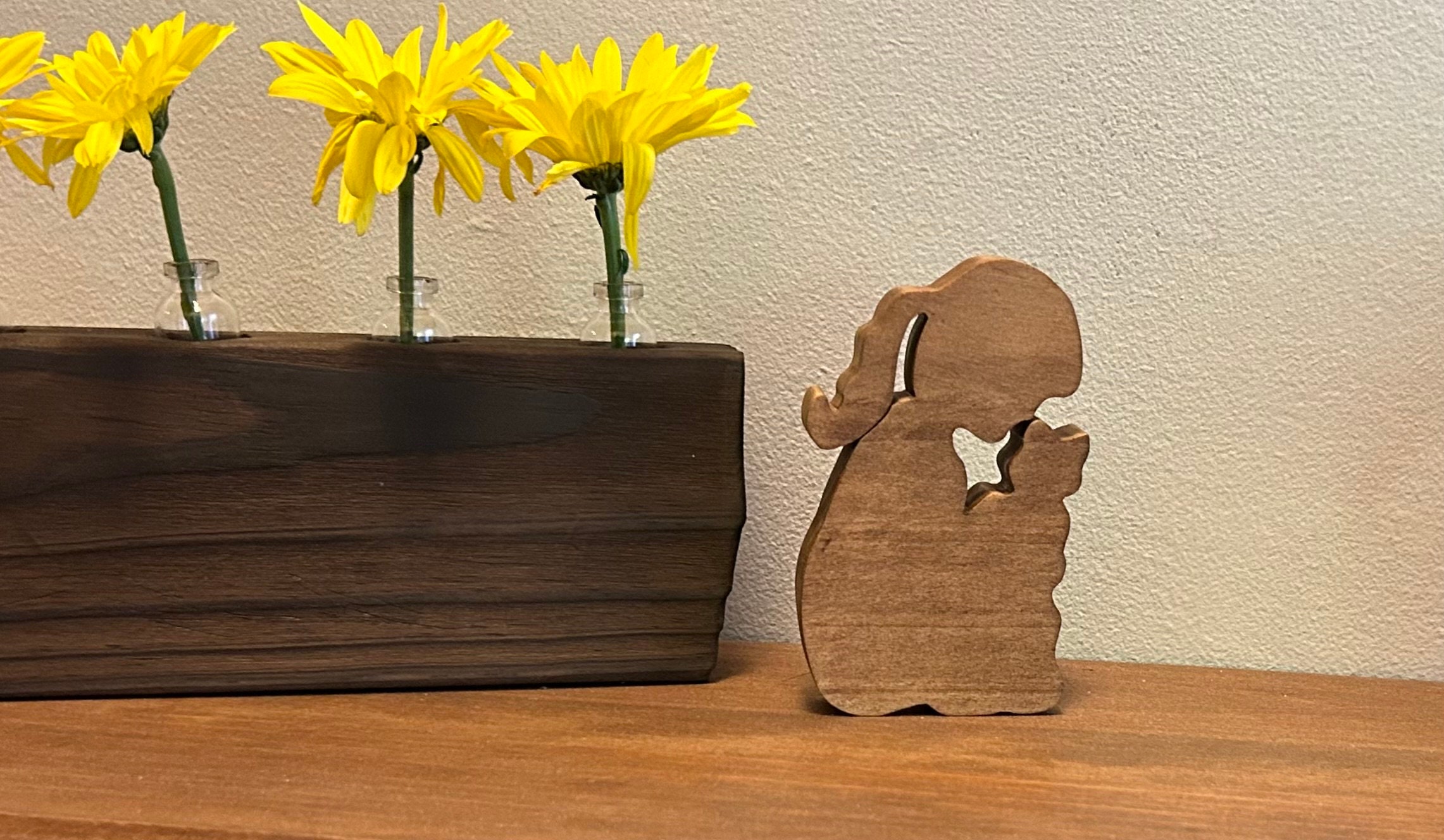 Girl and Cat Figure Decoration - Etsy