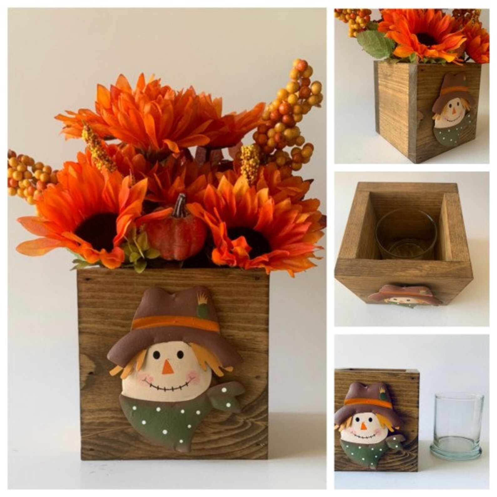 Fall Decor Centerpiece Flower Box - Etsy