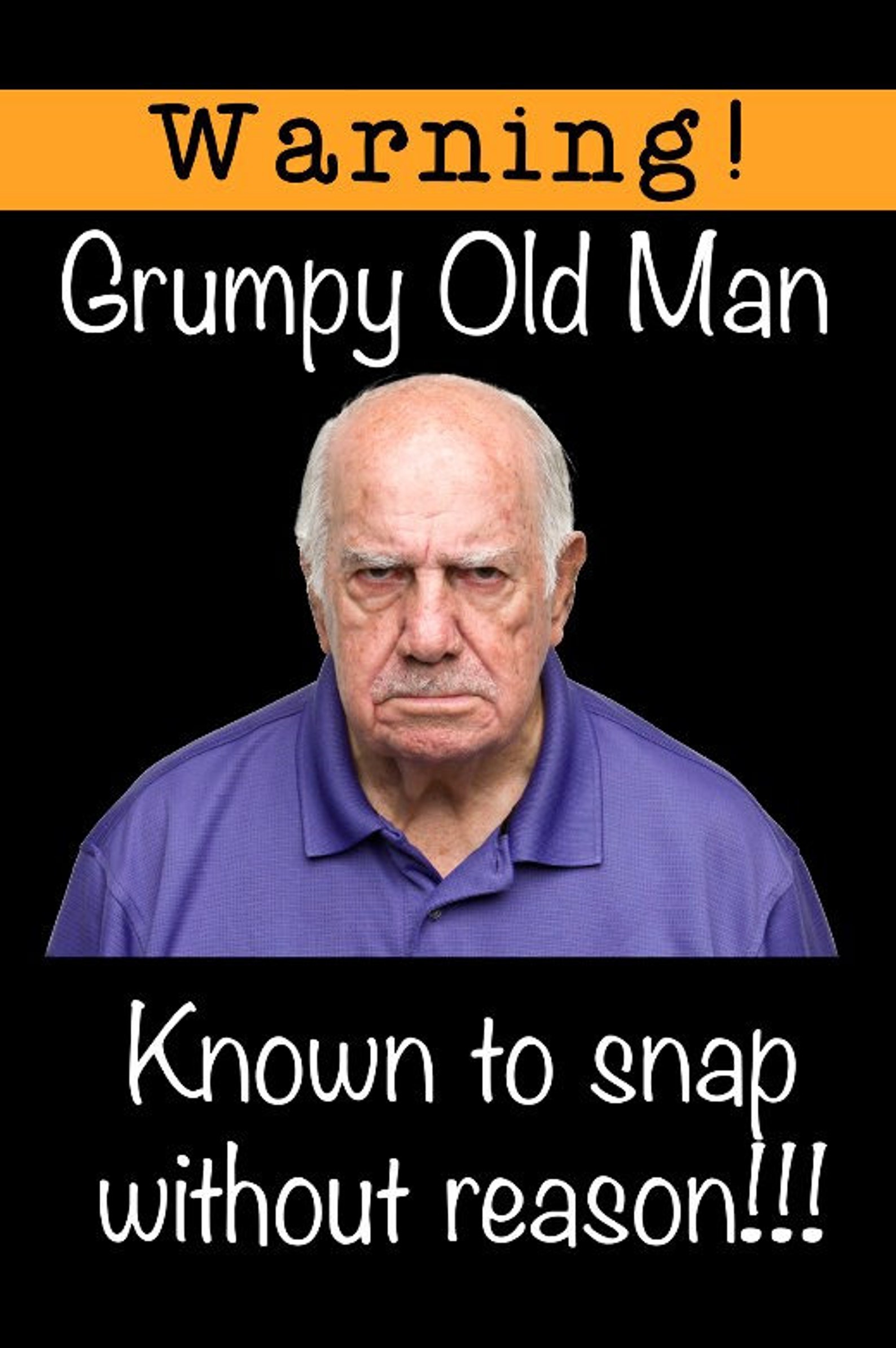 Grumpy Old Man Sign - Etsy