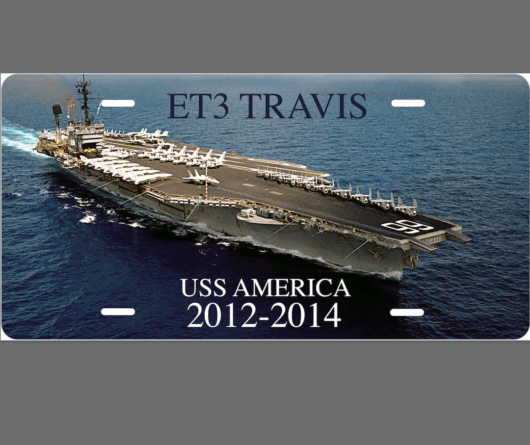 Personalized Military License Plate - Etsy