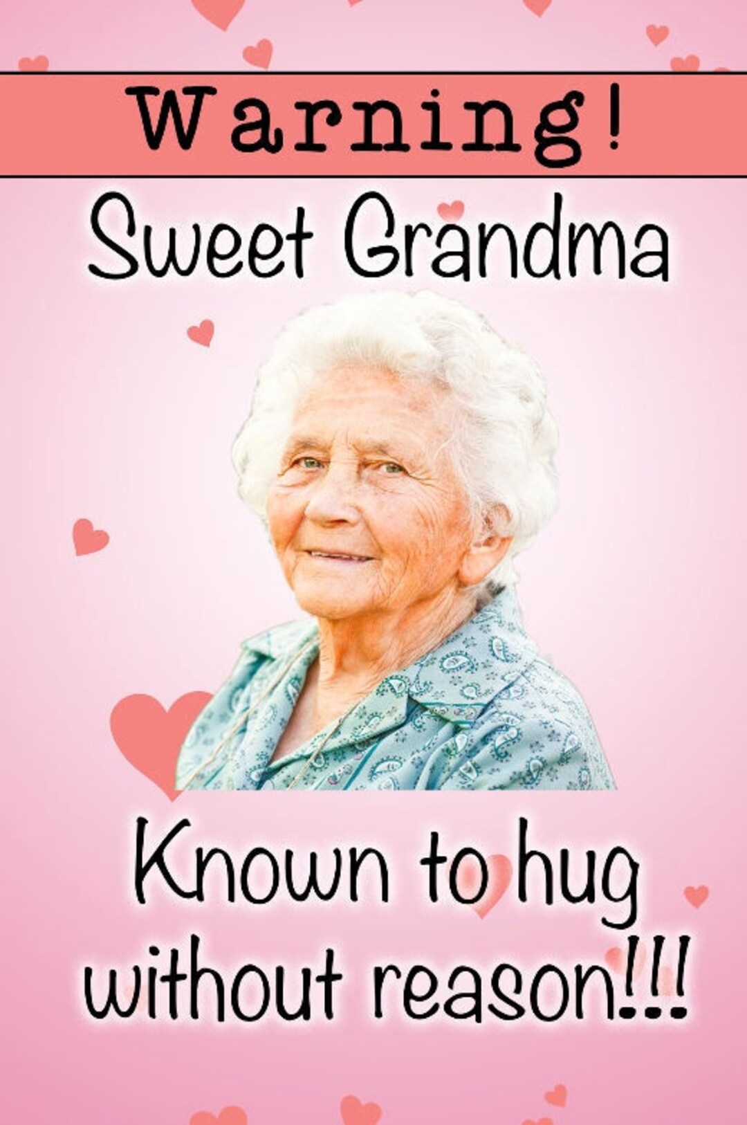 Warning Sweet Grandma - Etsy