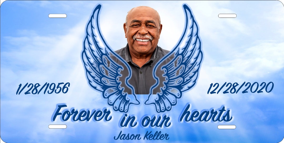 Personalized Memorial License Plate - Etsy