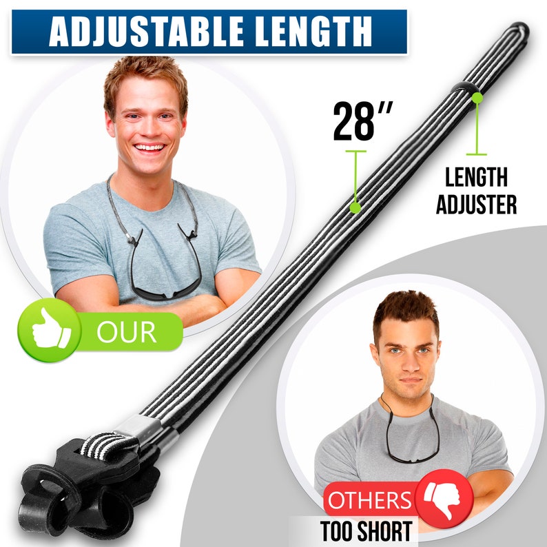 Eye Glasses String Holder Straps - Sports Sunglasses Strap for Men ...
