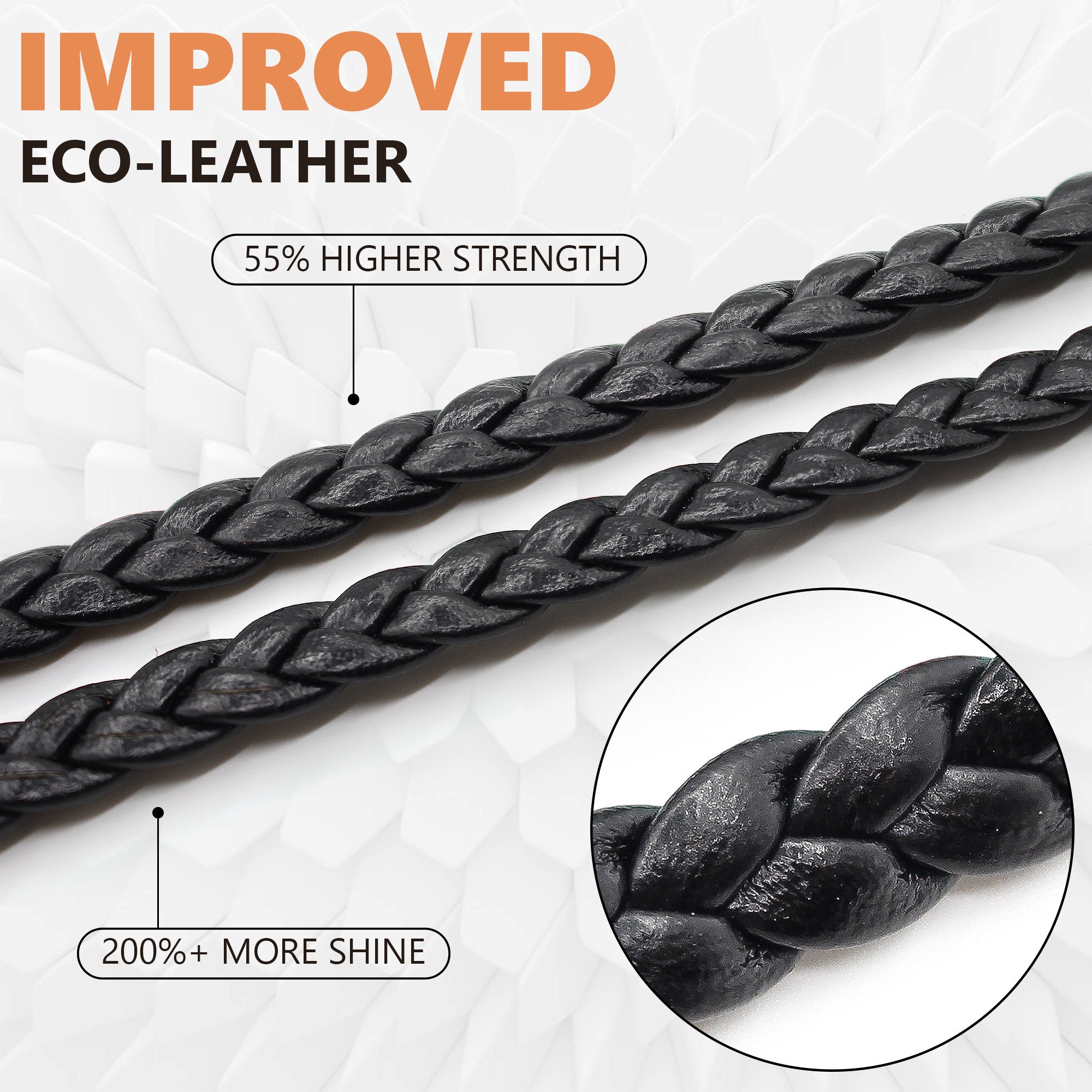 Eye Glass String Strap Holder Premium ECO Leather Glass Strap Eye Glass ...