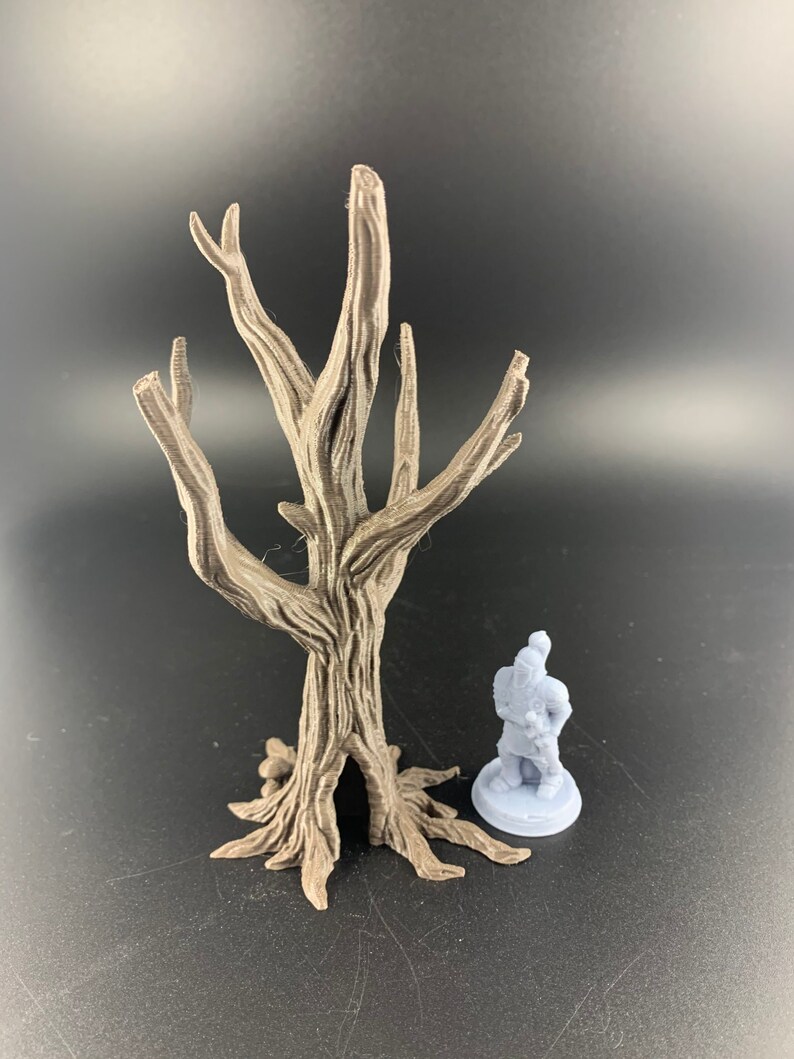 Dnd Miniature Tree Terrain Set D&D Pathfinder Tree - Etsy