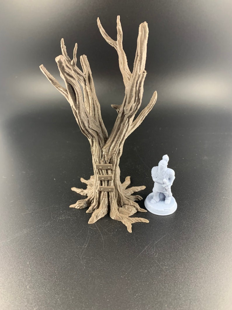 Dnd Miniature Tree Terrain Set D&D Pathfinder Tree - Etsy