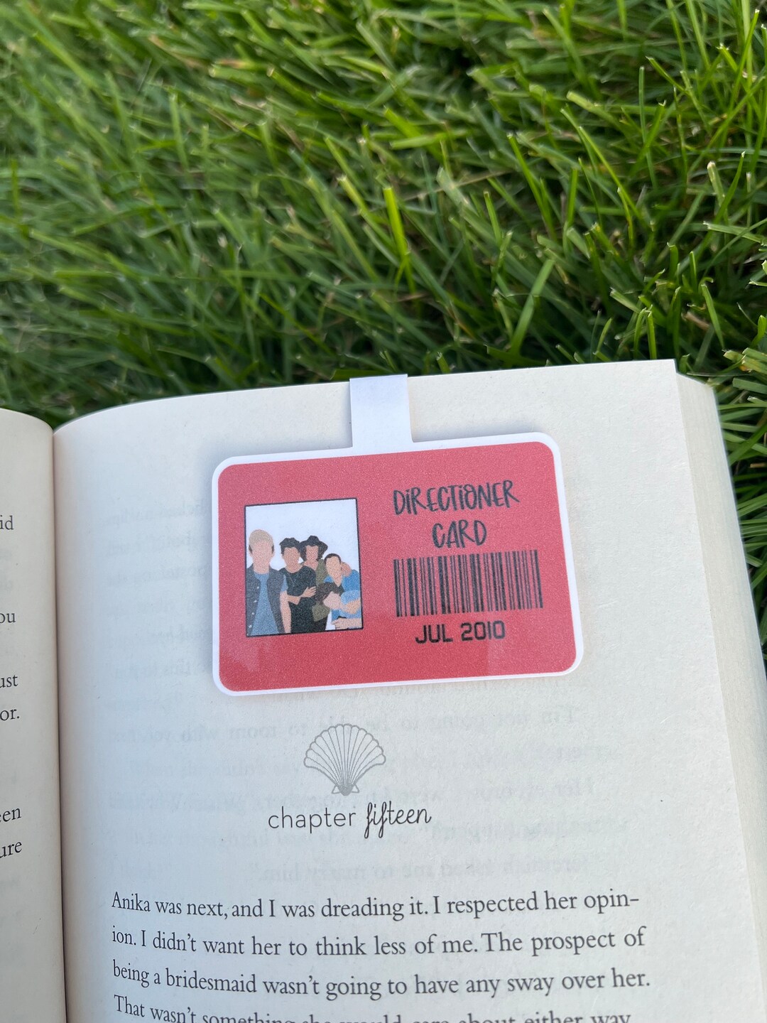 One Direction Inspired Library Card Bookmark Magnetic Book Lovers ...