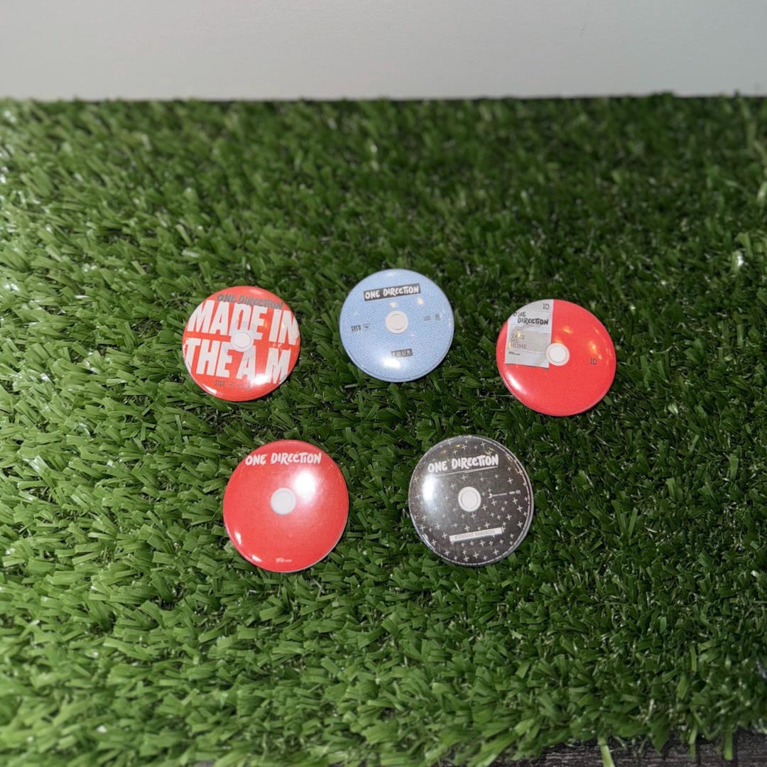 One Direction Album CD Pin Buttons - Etsy