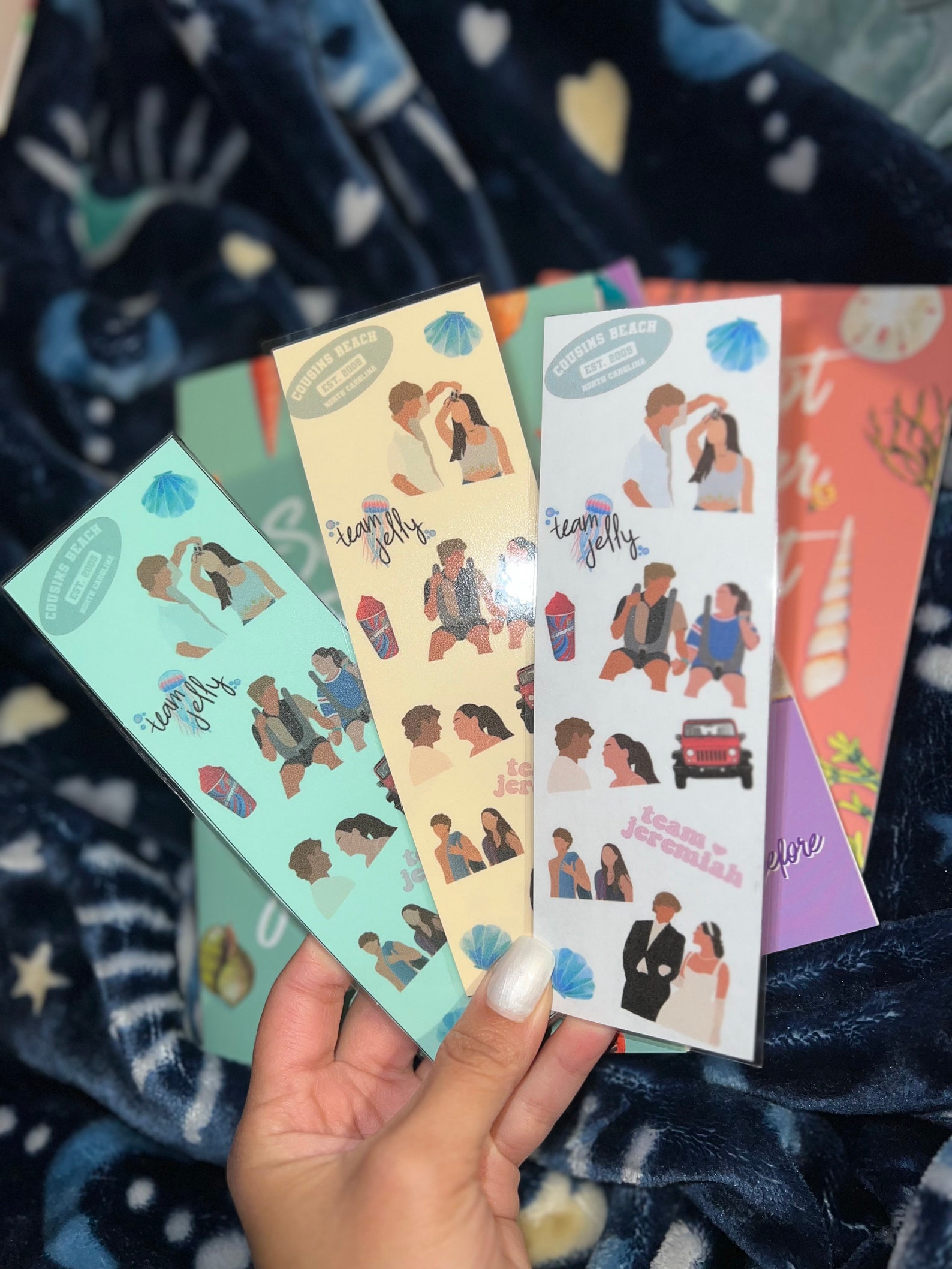 Custom Made the Summer I Turned Pretty Bookmarks , Team Conrad , Team ...