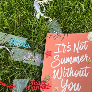 ACRYLIC BOOKMARK | Team Jeremiah Team Conrad | the Summer I Turned ...