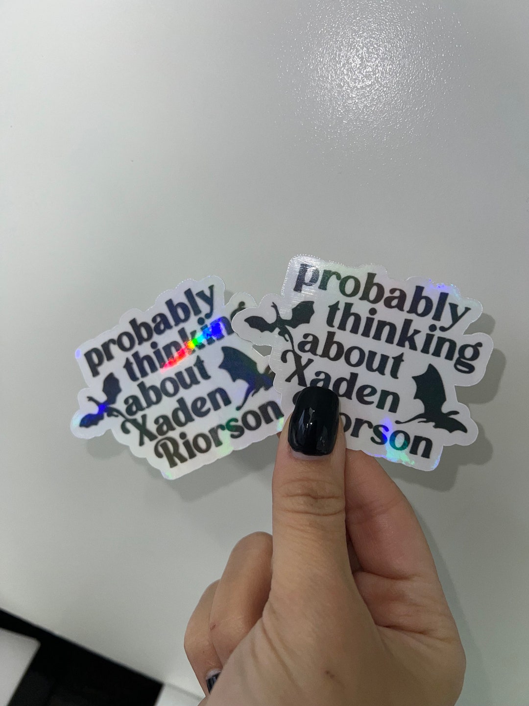 Fourth Wing Iron Flame Thinking About Xaden Riorson Inspired Sticker ...